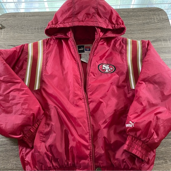 Puma | Jackets & Coats | Puma San Francisco 49ers Puffer Jacket | Poshmark